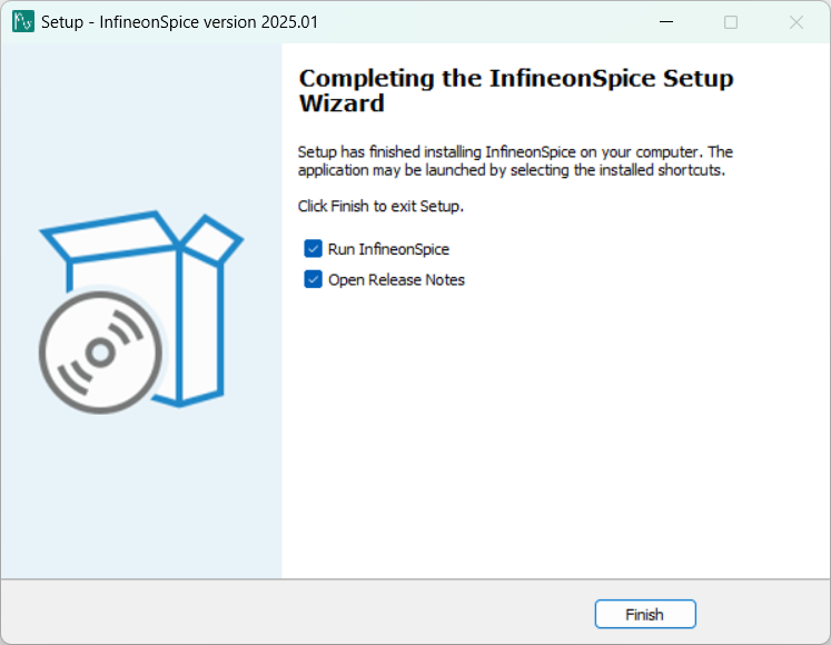 Quick Installation | InfineonSpice Documentation